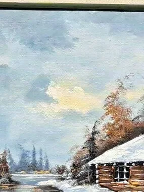 Jack Zitman | Art | Canadian Winter Scene Painting By Jack Zitman ...